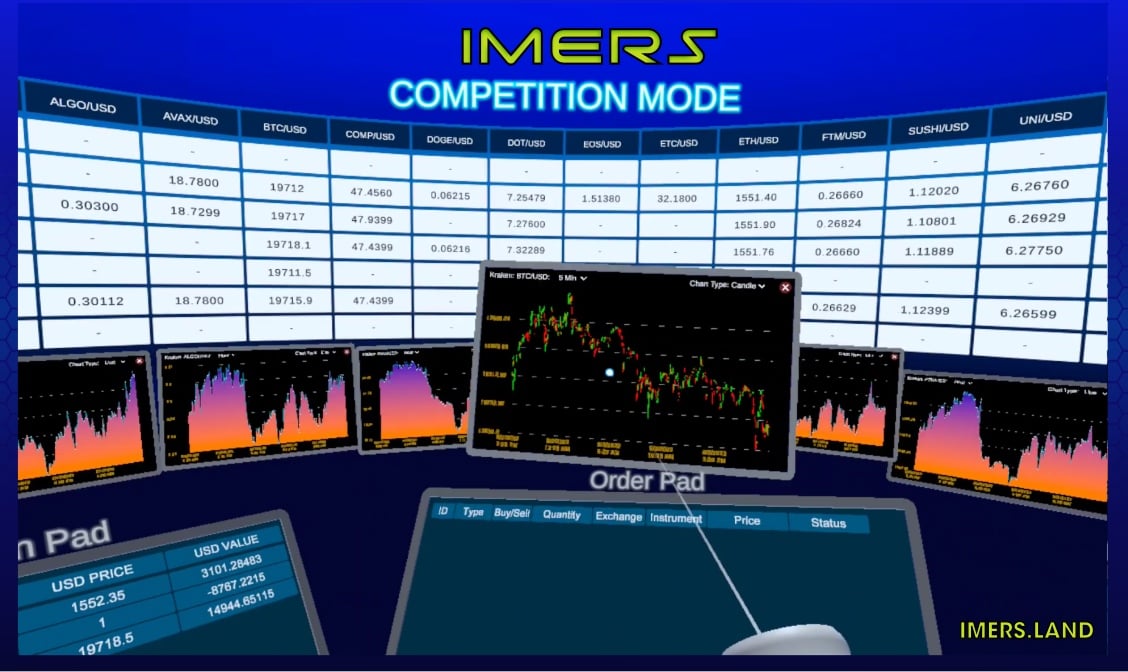 IMERS Land | IMERS.land is the Immersive VR crypto-trading metaverse game.